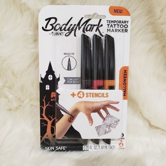 BIC | Makeup | Bodymark By Bictemporary Tattoo Marker | Poshmark